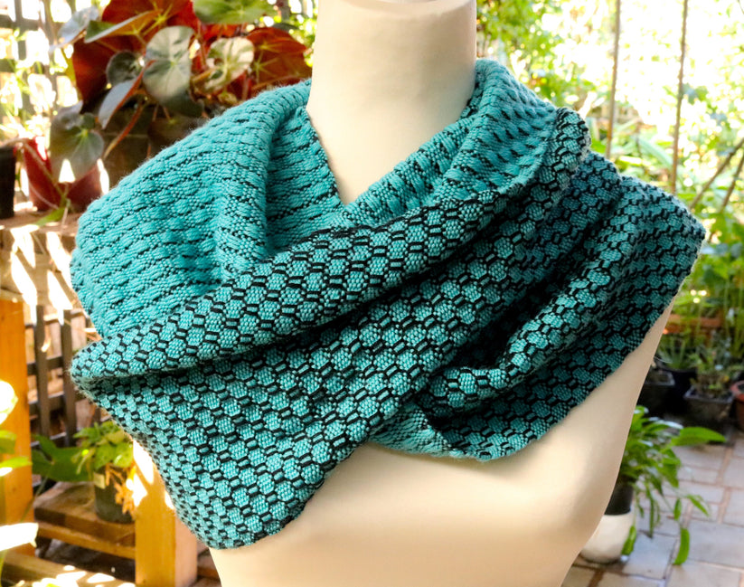 Rigid heddle weaving pattern, The Jewel Cowl, PDF digital download, ha ...