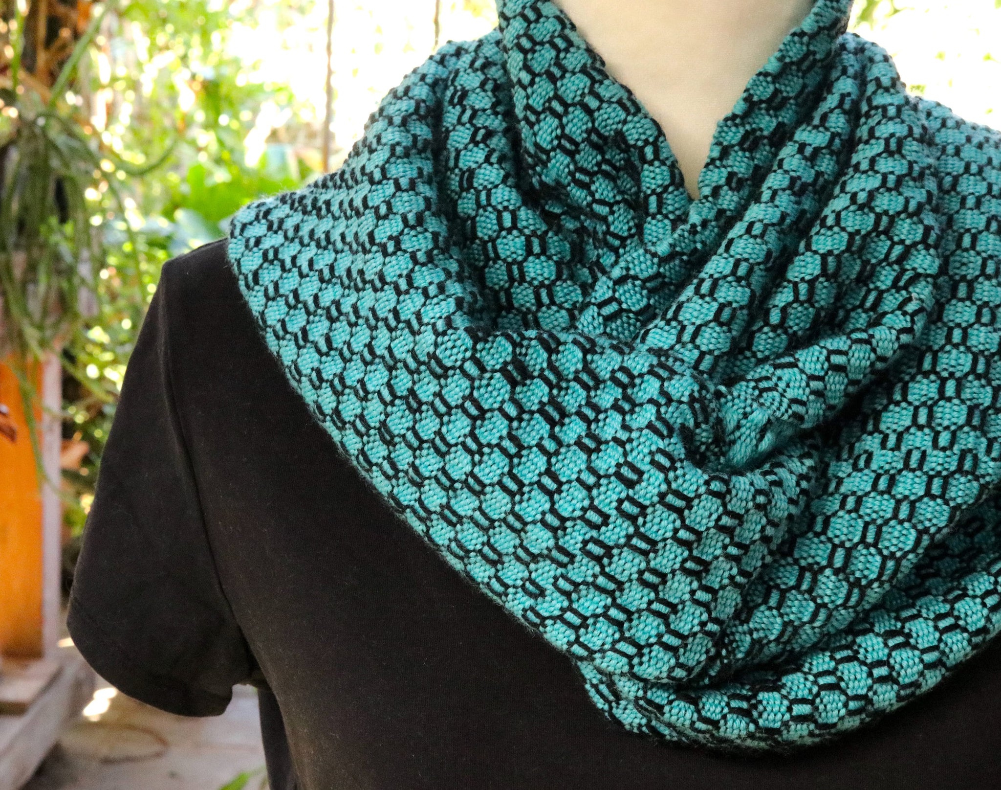Rigid heddle weaving pattern, The Jewel Cowl, PDF digital download, ha ...