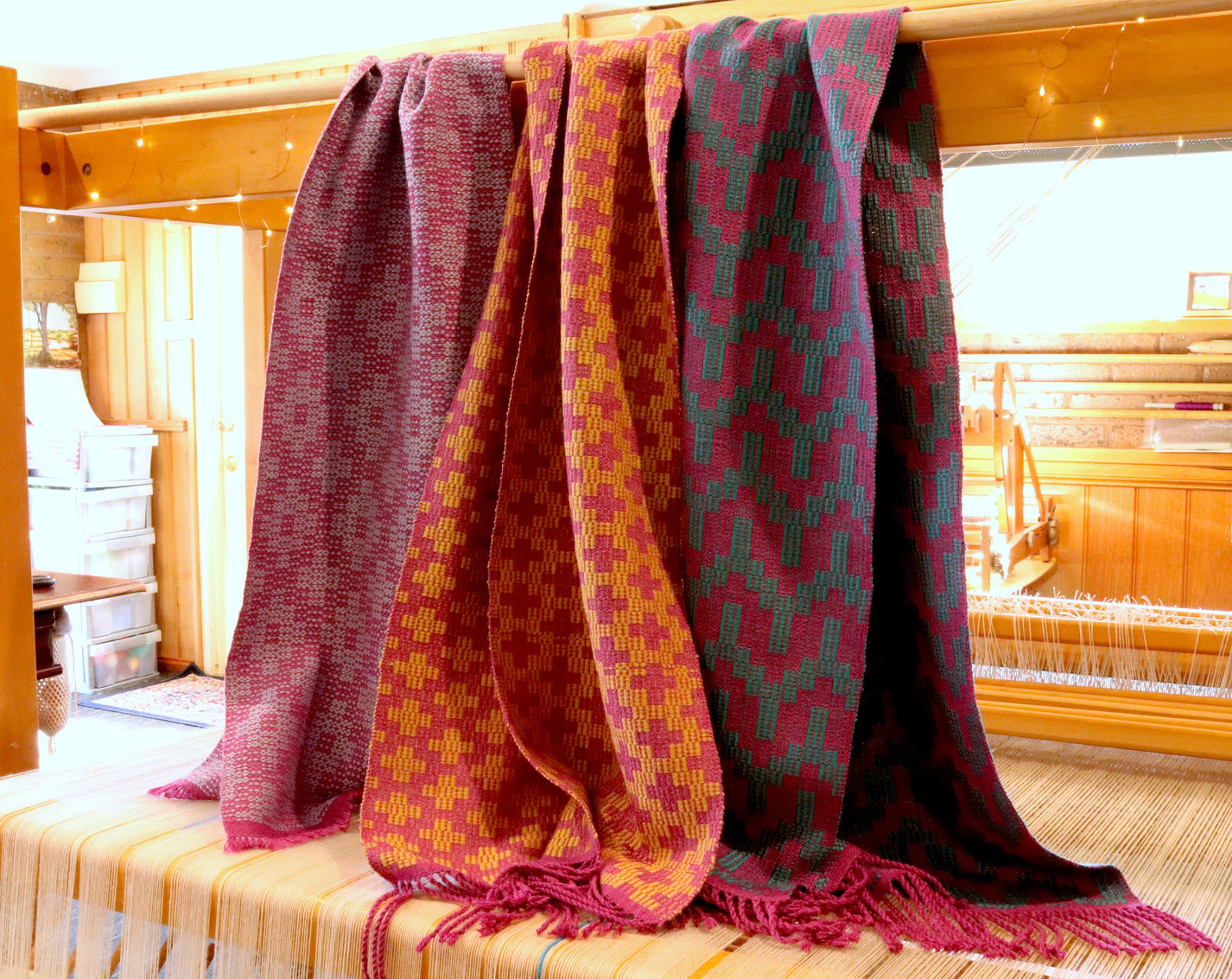 Floor loom or table loom PDF pattern, The Crackle Collection, 4 shaft ...